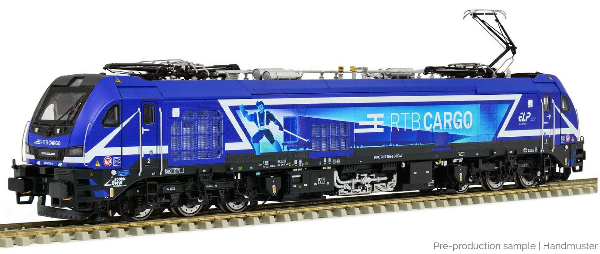 Sudexpress S0193050 - Stadler Dual-Mode Euro 9000 2019 305-2, RTB-Cargo, Ep.VI, DC-Sound