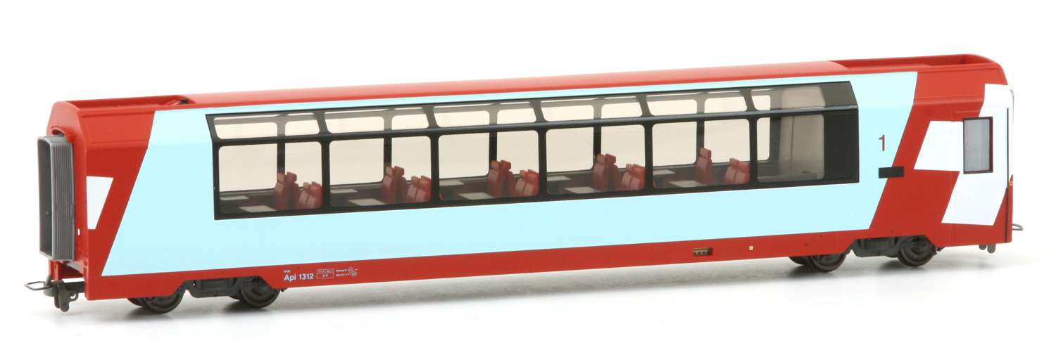 Bemo 3289102 - Panoramawagen Api 1312, RhB, Ep.VI 'Glacier-Express'