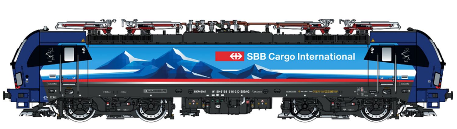 L.S. Models 17611 - E-Lok BR 193 'Vectron', SBB-Cargo, Ep.VI 'Alppiercer 2', AC-Digital