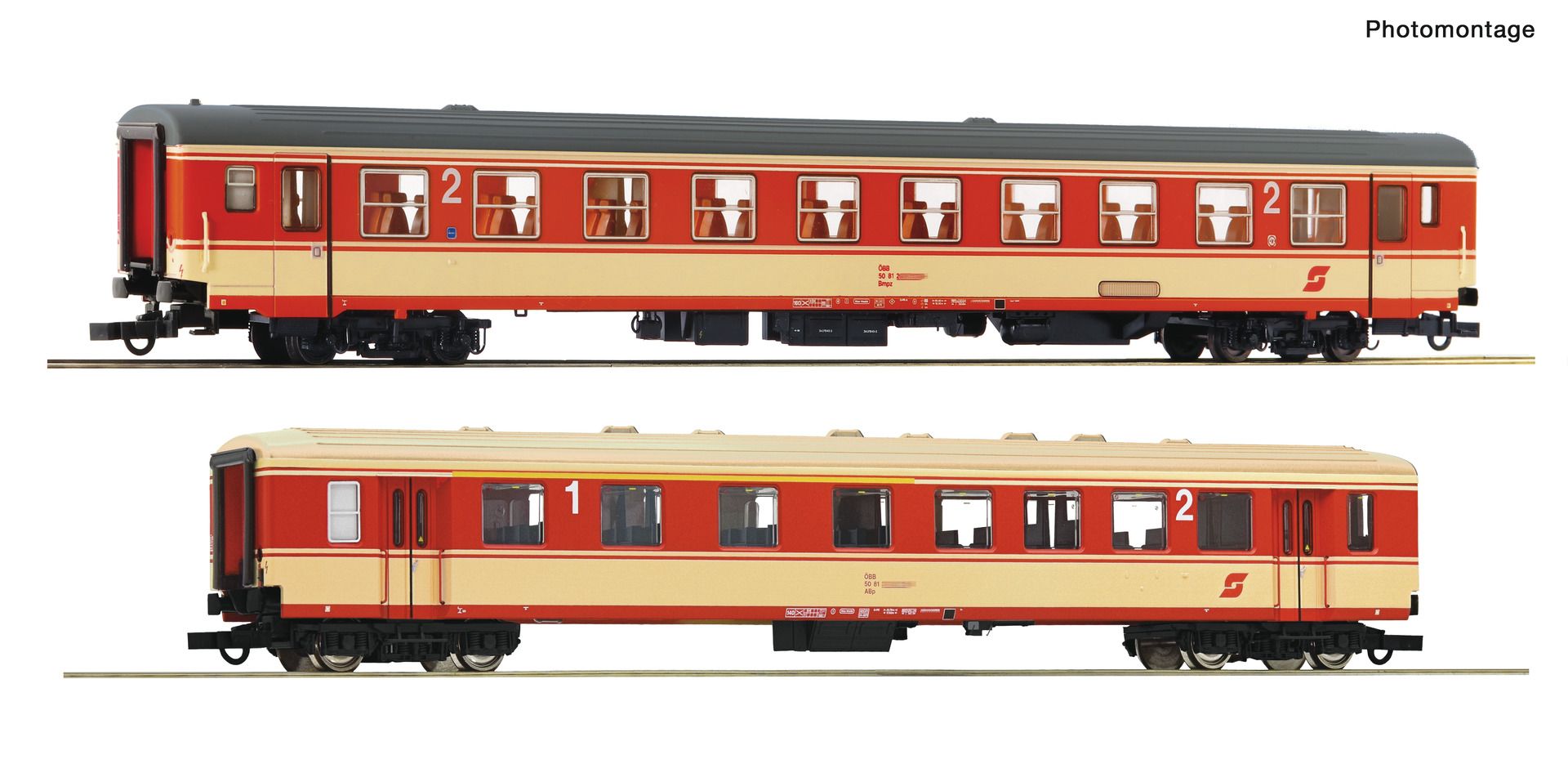 Roco 6200079 - 2er Set Personenwagen 'Arlberg-Express', ÖBB, Ep.IV, Set 3