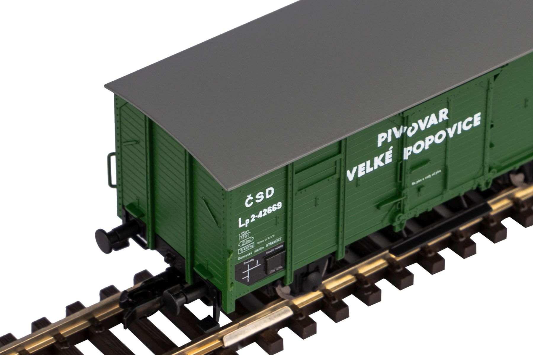 Piko 47769 - Gedeckter Güterwagen G02 Zt ohne Bremserhaus, CSD, Ep.III