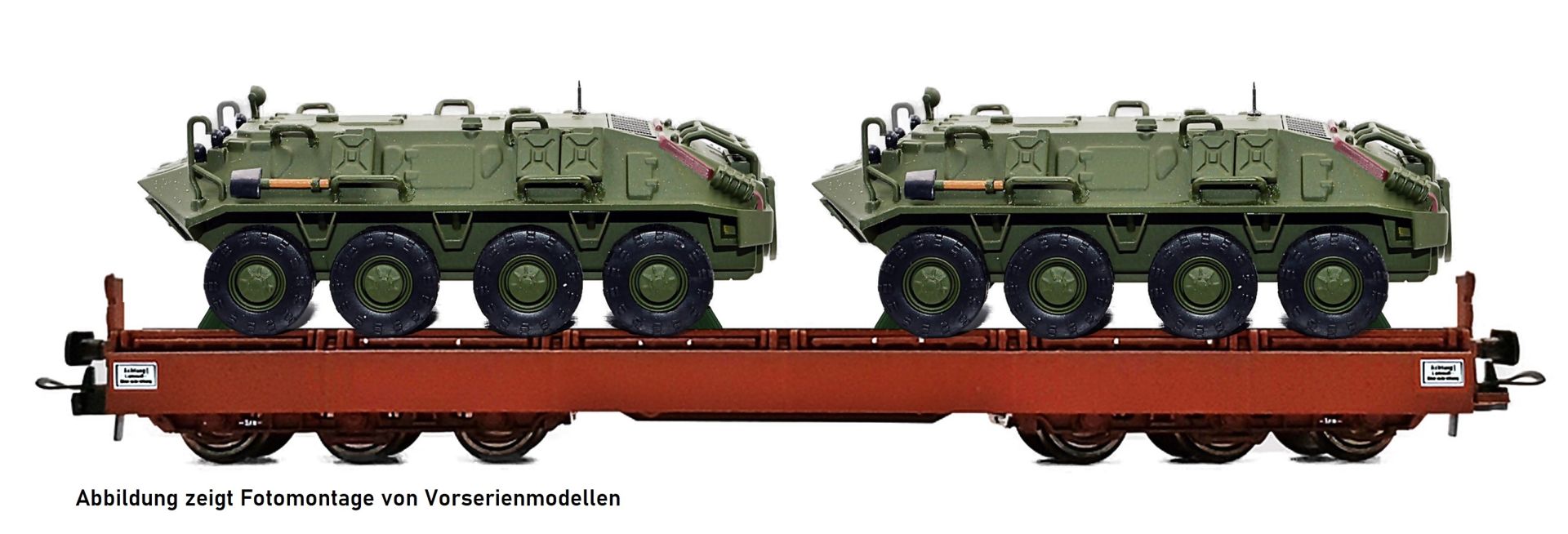 NPE NW 22128 - Schwerlastwagen Samms 4860 mit 2 SPW 60 PA, DR, Ep.IV