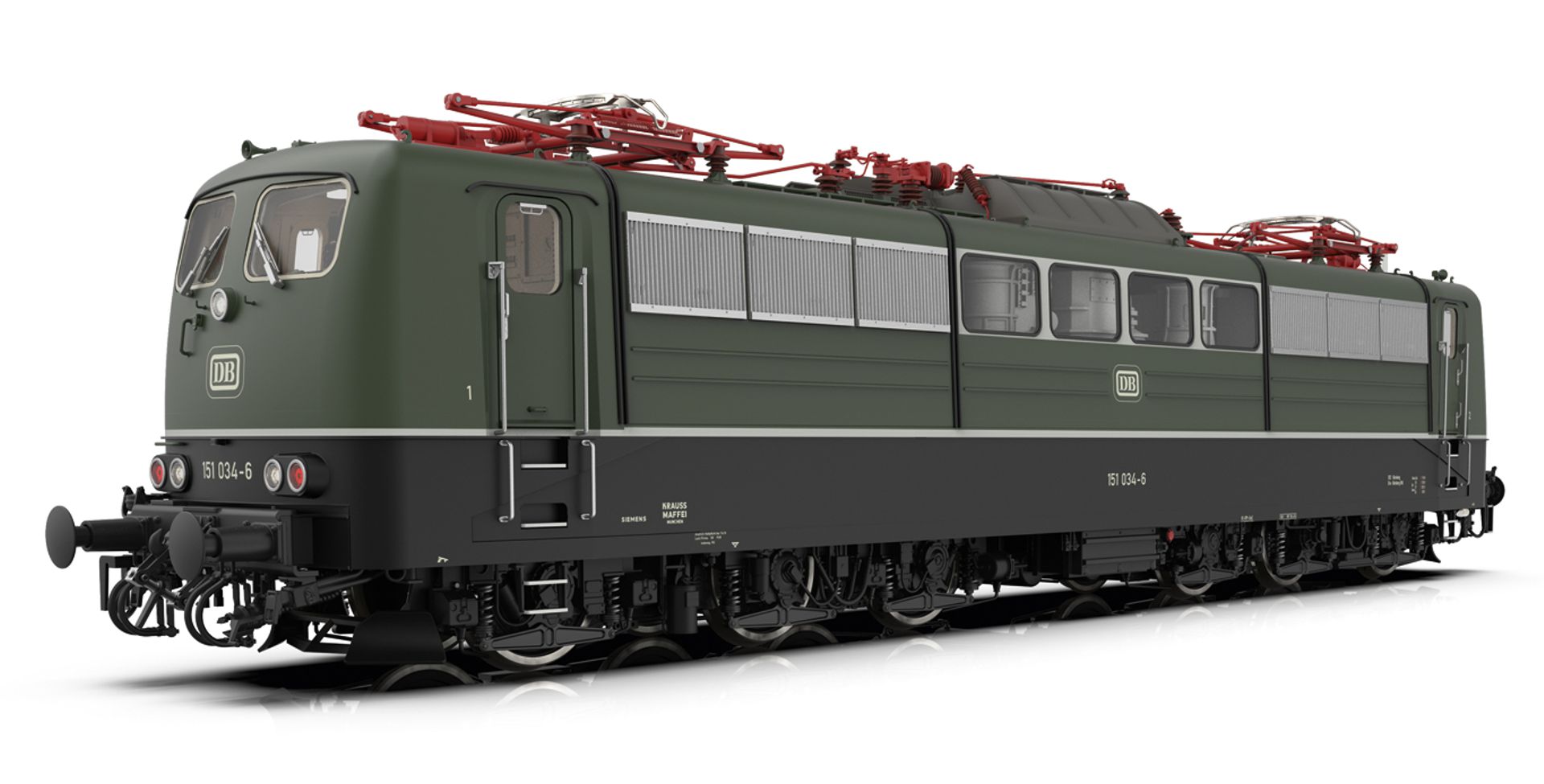 Märklin 55251 - E-Lok 151 034-6, DB, Ep.IV, DC-MFX-Sound
