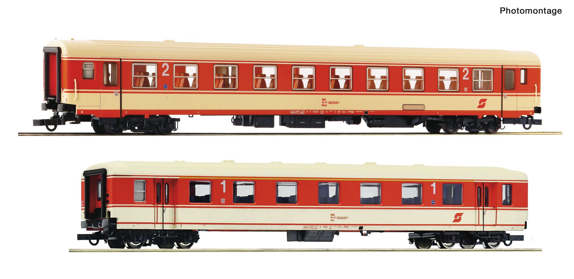 Roco 6200078 - 2er Set Personenwagen 'Arlberg-Express', ÖBB, Ep.IV, Set 2