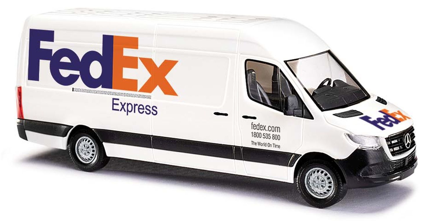 Busch 52608 - Mercedes-Benz Sprinter, FedEx, 2018