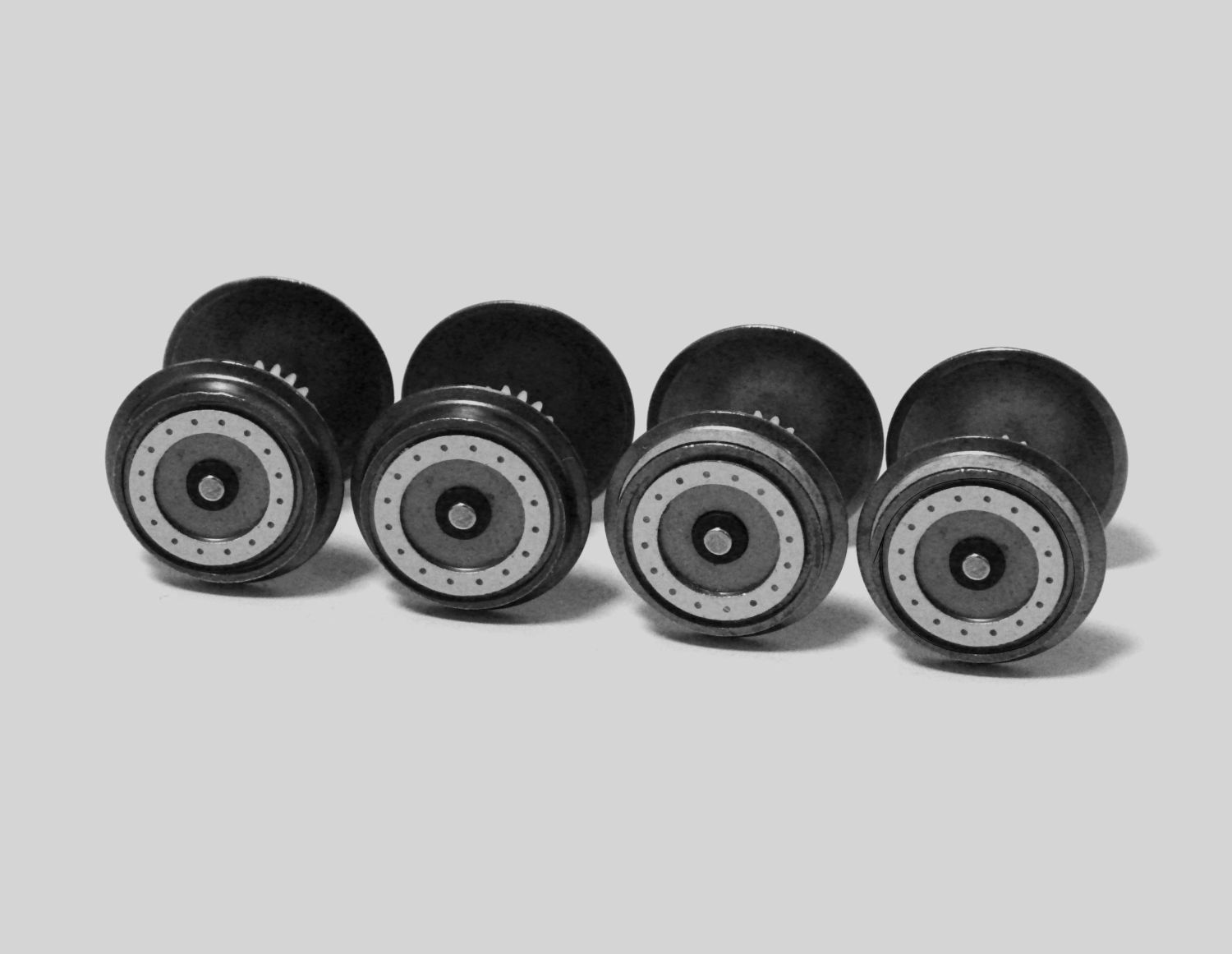 Piko 56185 - Radsätze bedruckt+profiliert für Diesel Vectron AC, 4 Stück