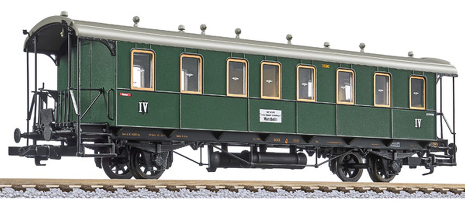 Liliput 334104 - Personenwagen, 4. Klasse, Di 13590, Bad 11, Baden, Ep.I