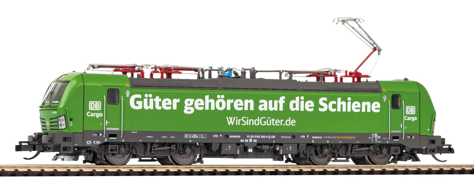 Piko 47394 - E-Lok BR 193, DBAG, Ep.VI 'Güter gehören auf die Schiene'