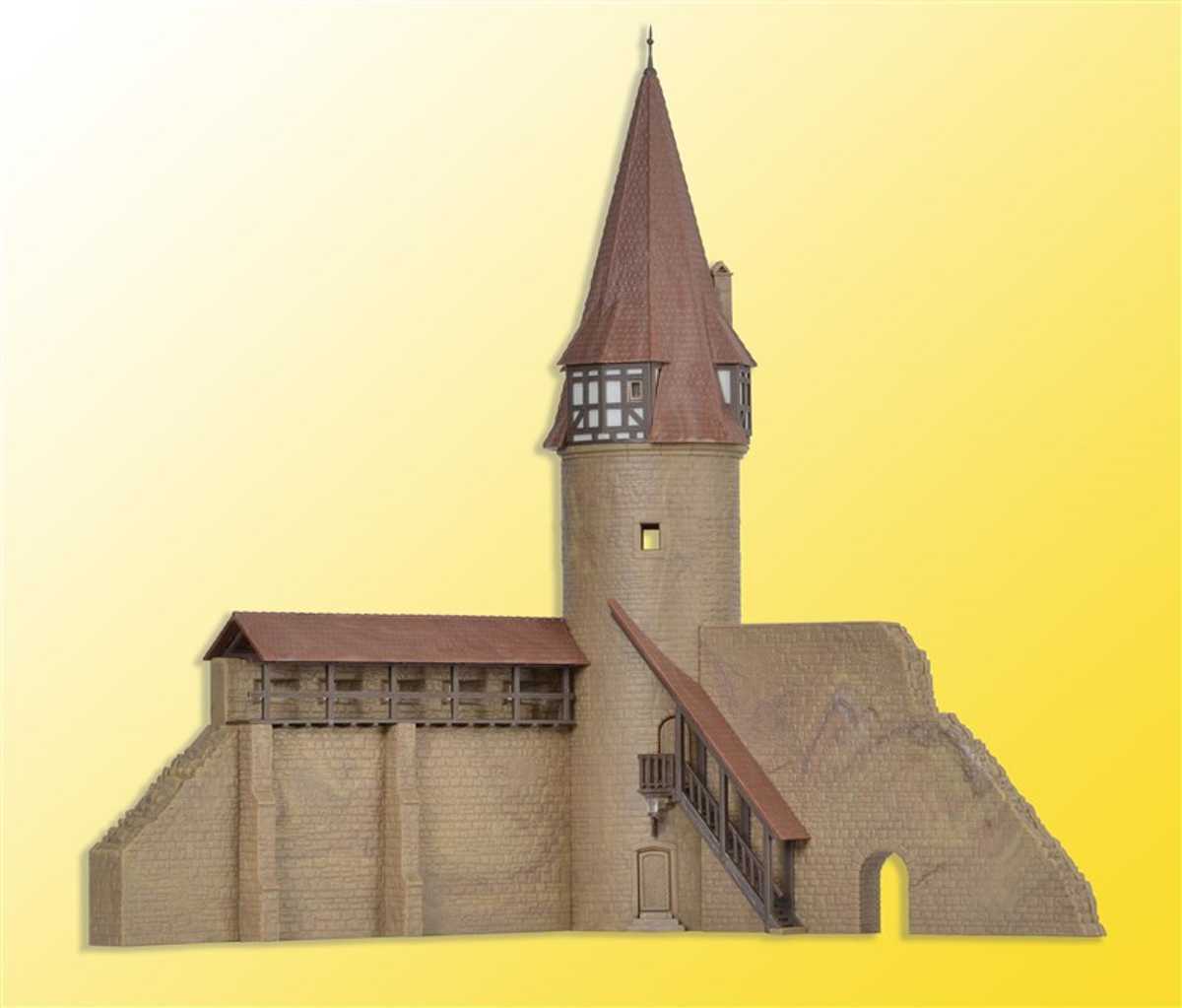 Kibri 37109 - Stadtmauer mit Rundturm in Marktbreit