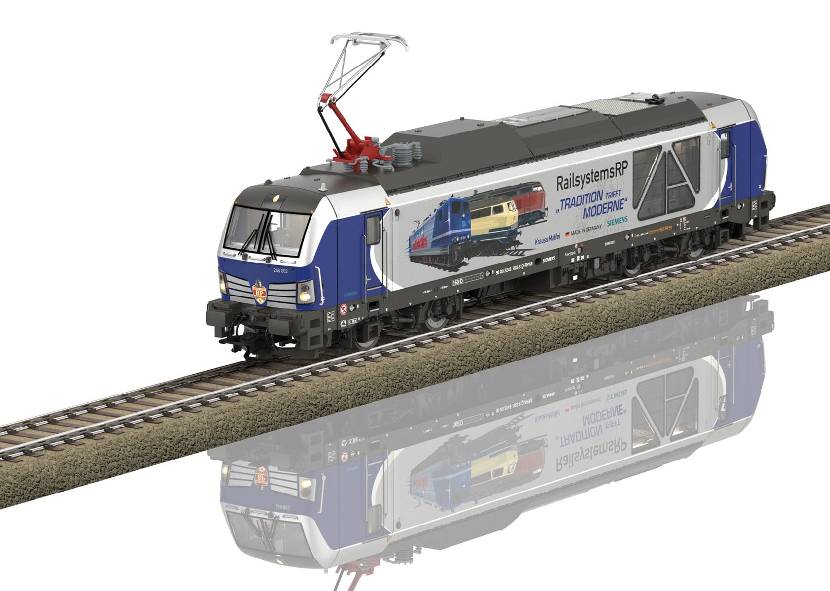 Trix 25291 - Hybrid-Lok Vectron Dual Mode, 248 002, Railsystems RP, Ep ...