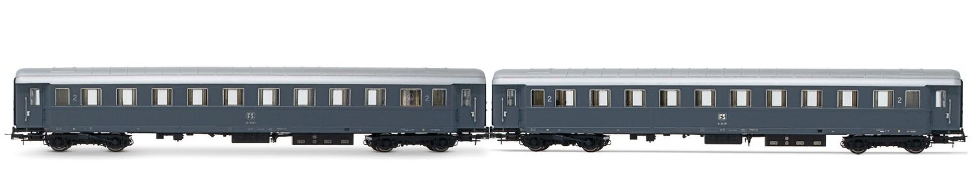 Rivarossi HR4368 - 2er Set Personenwagen, FS, Ep.III-IV