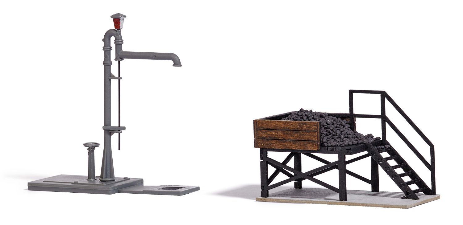 Busch 12378 - Klein-Bekohlung mit Gelenkwasserkran