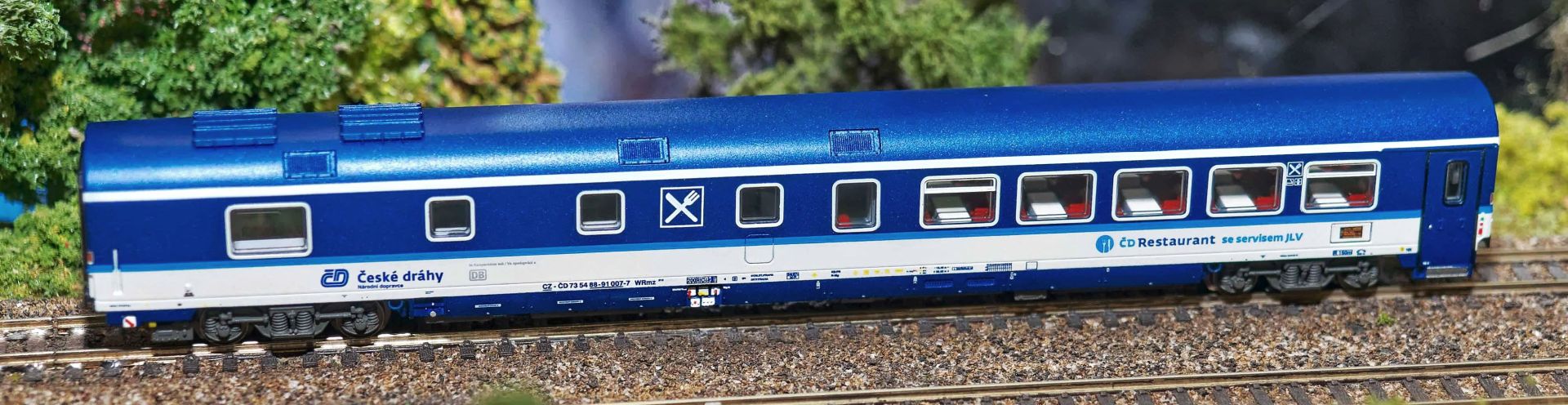 ASM 195471 - Speisewagen EC 176, WRmz 815, CD, Ep.VI