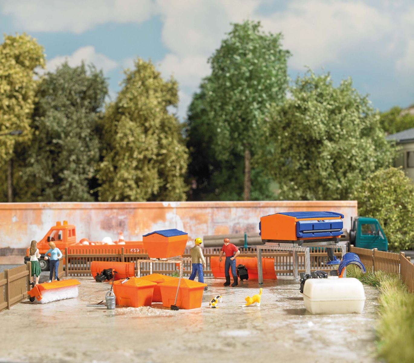 Busch 1839 - Straßenmeisterei Ausgestaltungs-Set