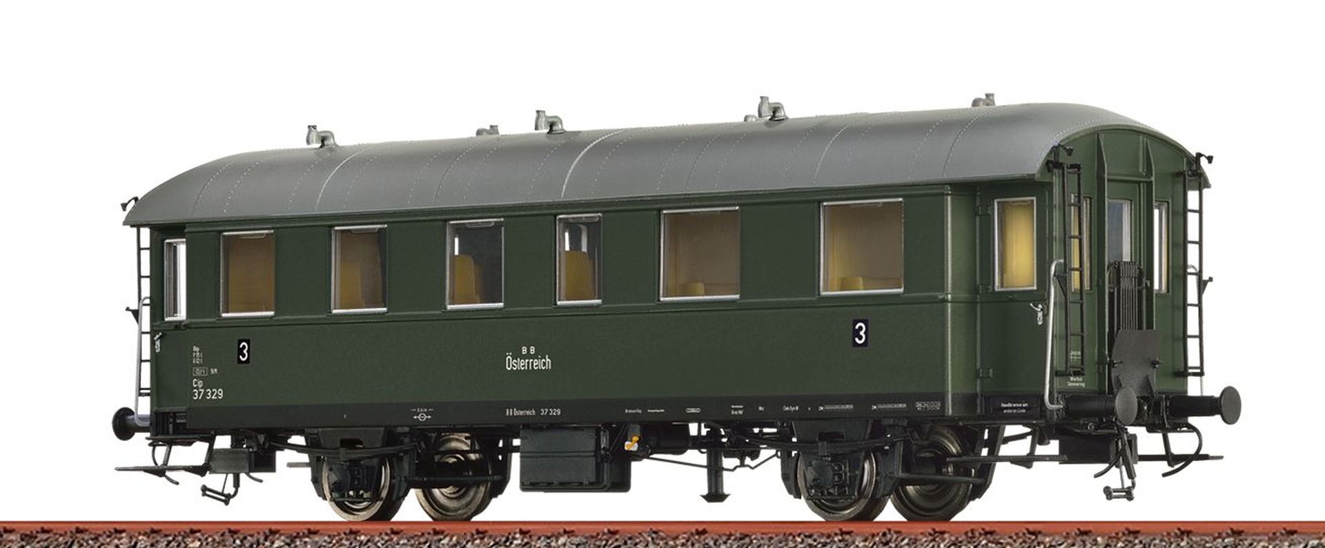 Brawa 45536 - Personenwagen Cip, BBÖ, Ep.III