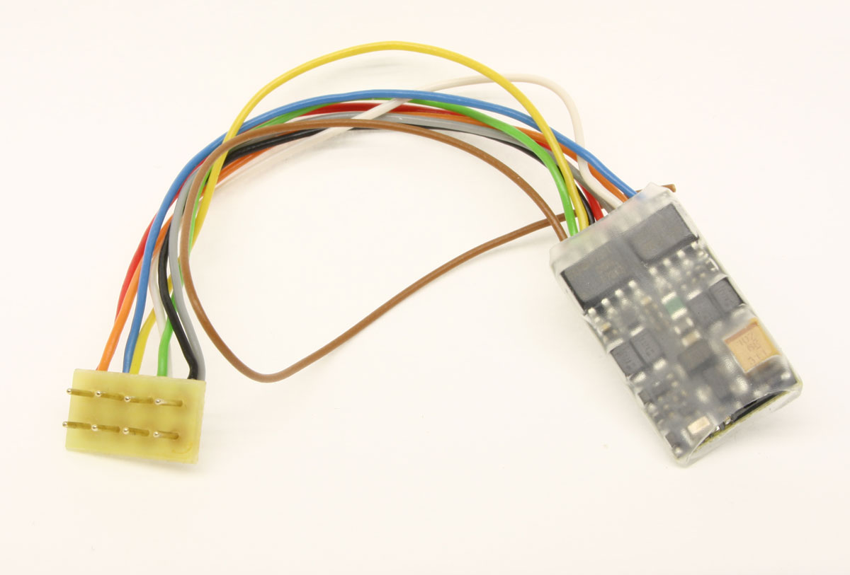 Zimo MX630R - Decoder 1,0A, 6 Funktionsausgänge, NEM652 an Drähten