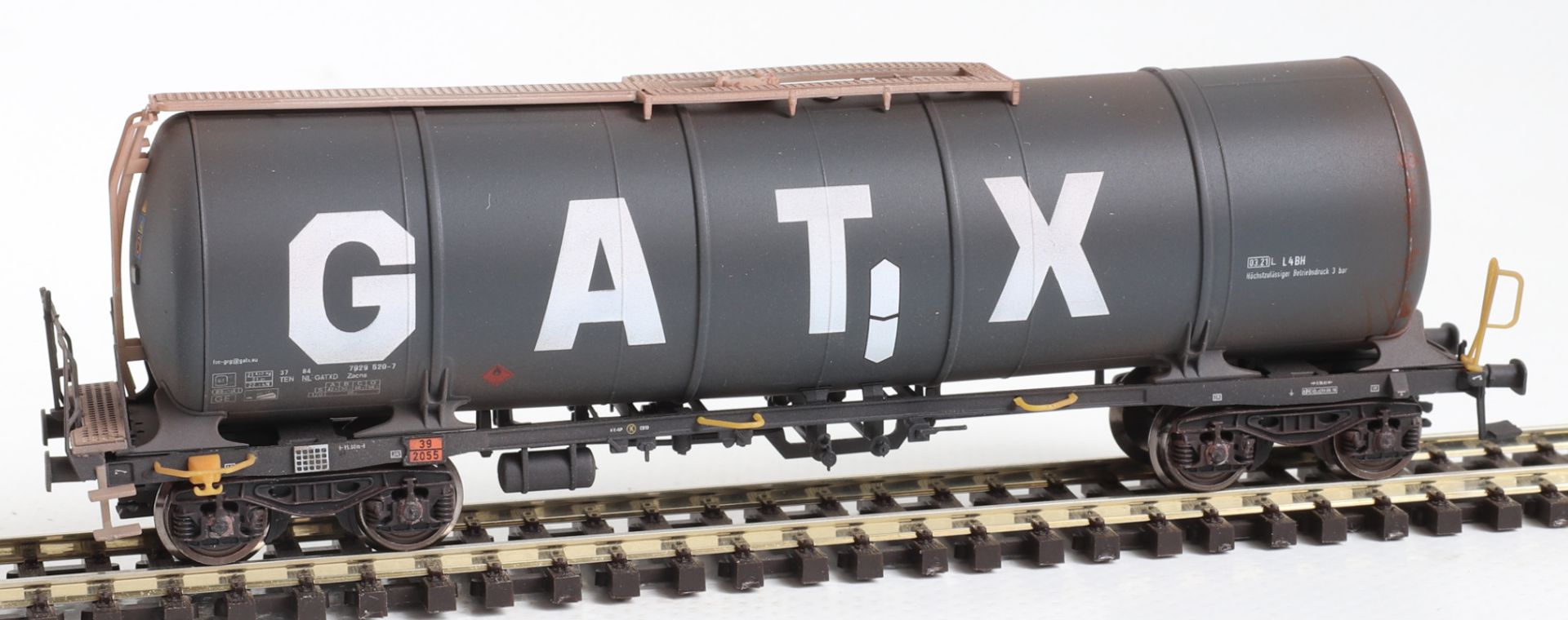 igra 96200017w - Kesselwagen Zacns 88, GATX, Ep.VI, gealtert