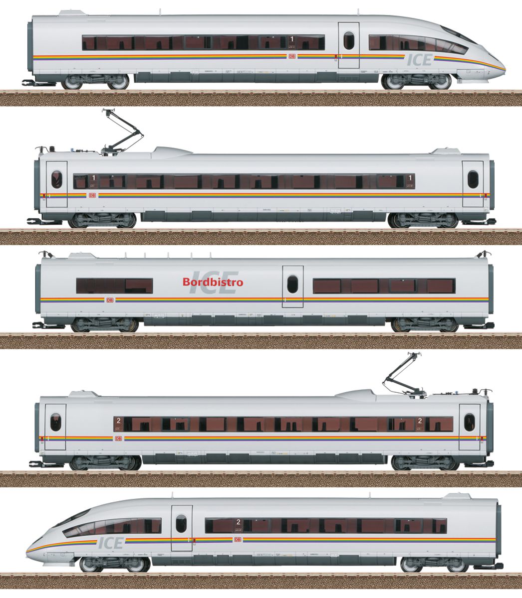 Trix 22784 - Triebzug ICE 3, BR 403, DBAG, Ep.VI 'Regenbogen', DC-MFX-Sound