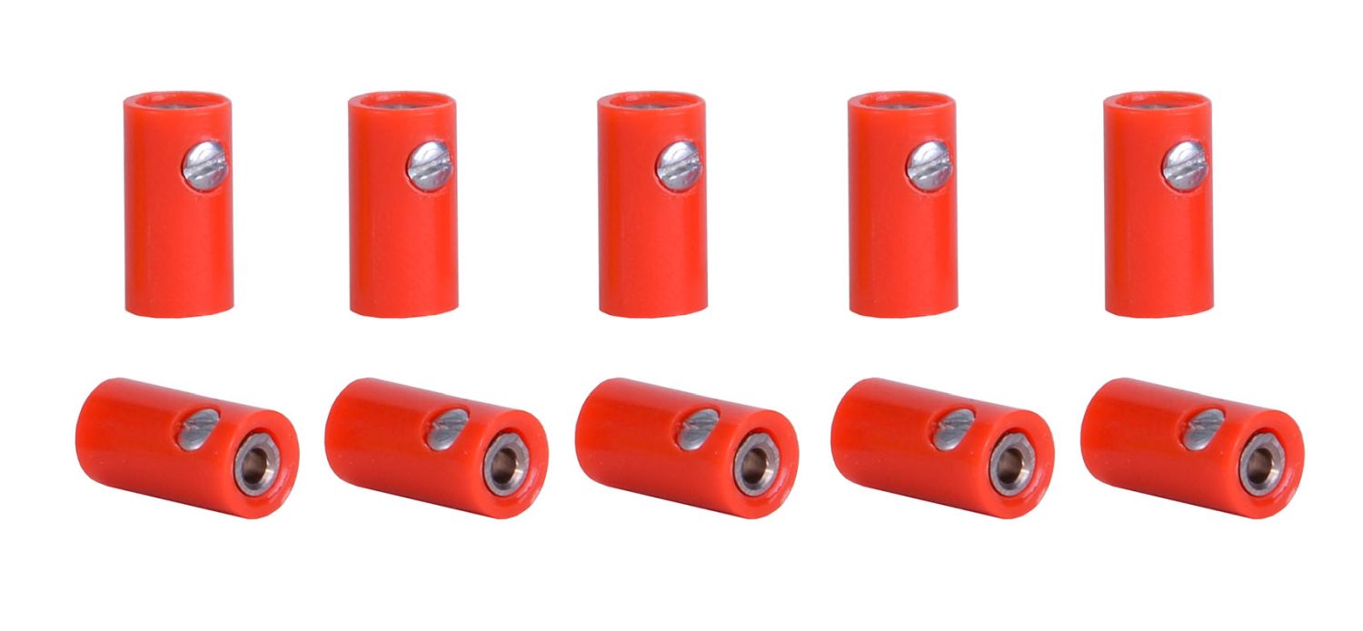 Viessmann 6880 - 10 Bananen-Buchsen, rot