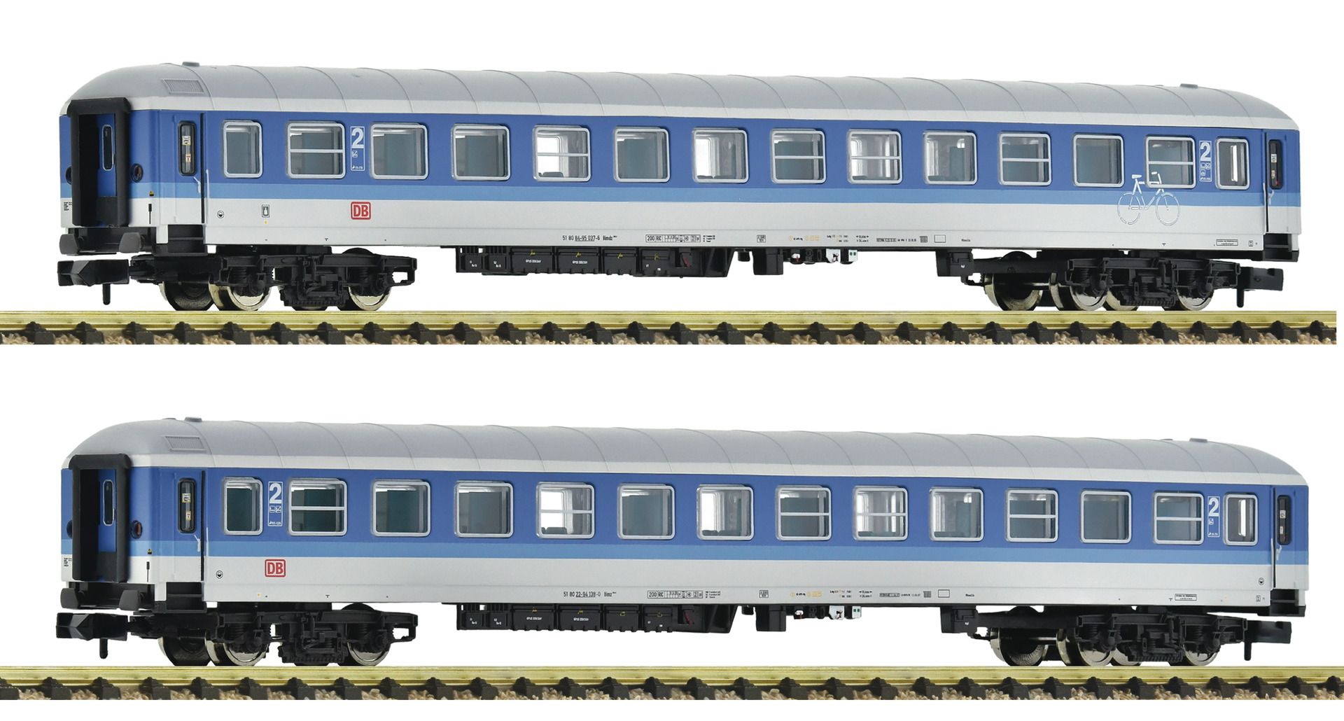 Fleischmann 6260025 - 2er Set Personenwagen 'IR 2471', DBAG, Ep.V