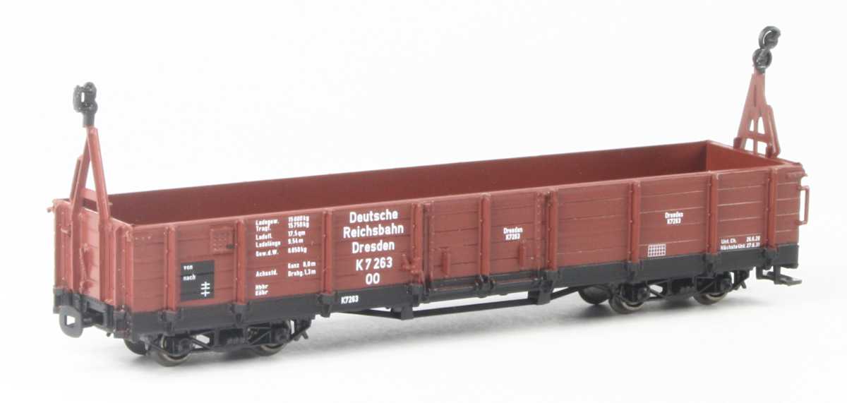 Technomodell 54407 - Offener Güterwg., DRG, Ep.II, braun