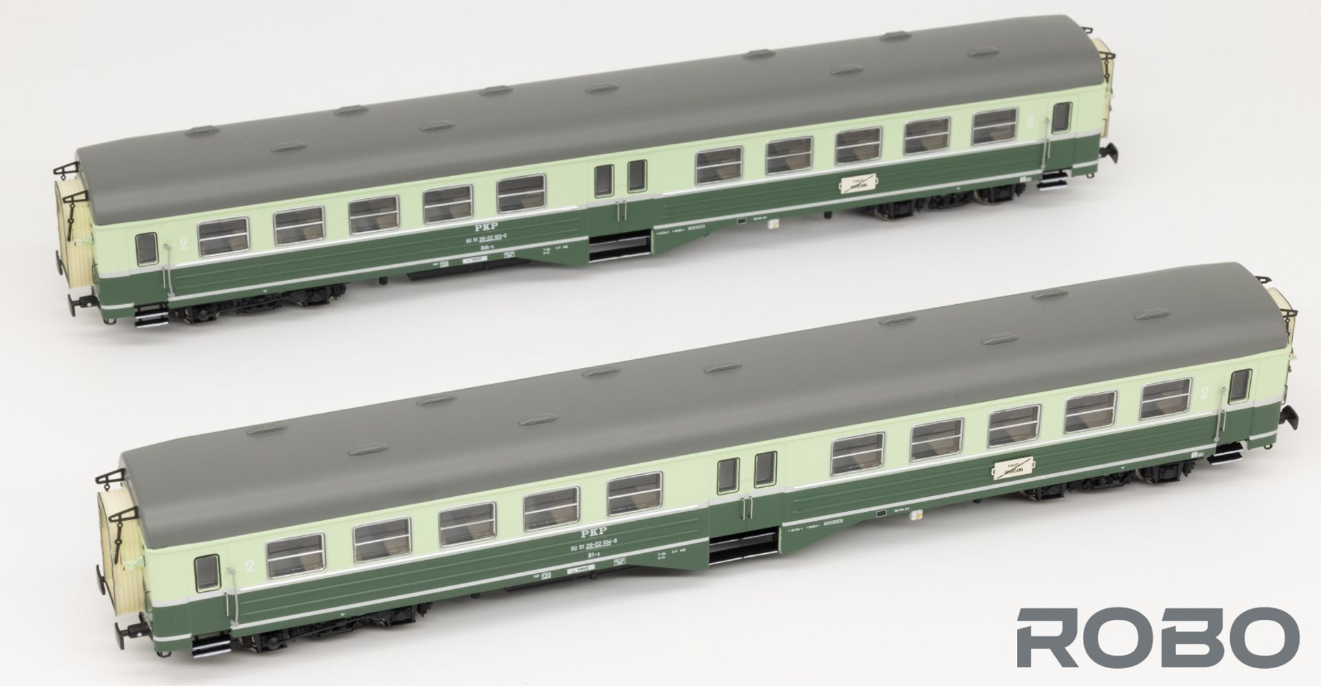Robo 302010 - 2er Set Personenwagen 101A, PKP, Ep.IV 'Ryflak'