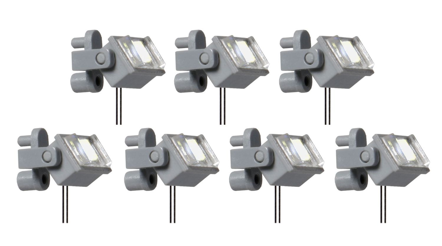 Viessmann 6339 - Ergänzungsset Reflektor, 7 weiße LEDs