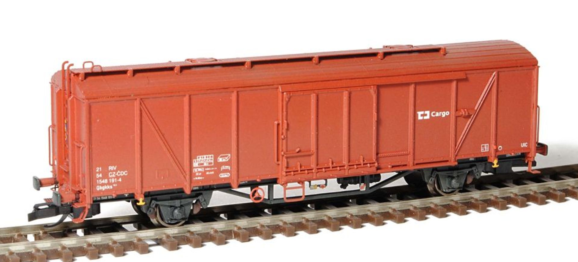 sdv-model 12126 - Gedeckter Güterwagen Gbgkks 12. CD-Cargo, Ep.VI, Bausatz
