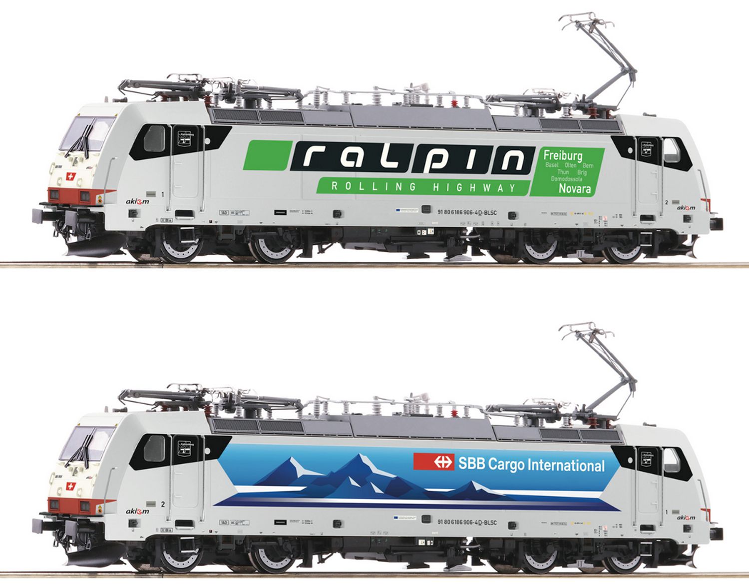 Roco 70733 - E-Lok 186 906-4, SBB, Ralpin, Ep.VI, DC-Sound