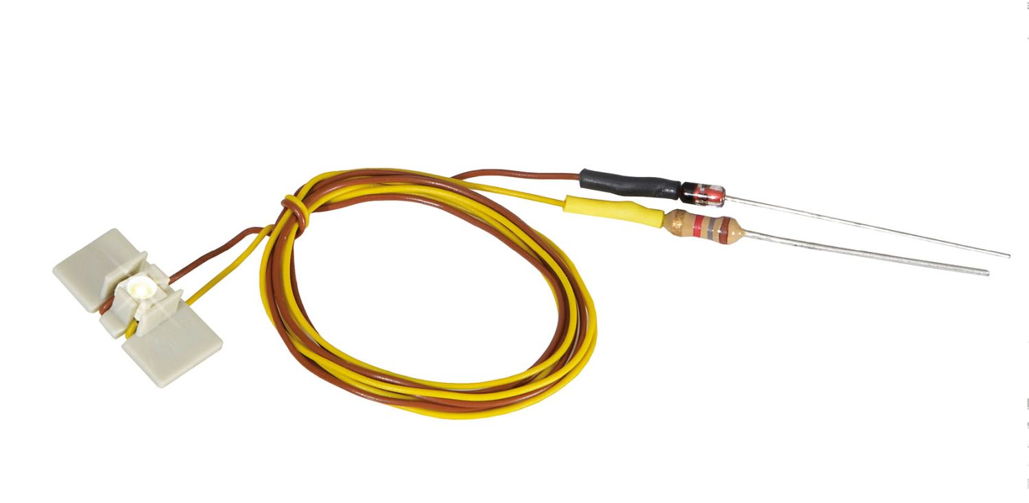 Viessmann 6048 - Weiße LEDs für Etageninnenbeleuchtung, 10 Stück